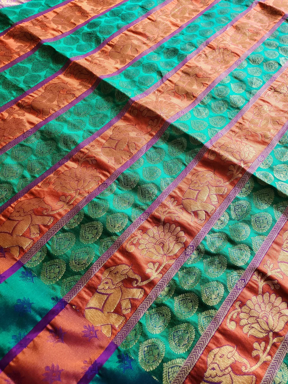 Dharmavaram | Sarees | Pure Silk Dharmavaram Pattu Saree Multicolor ...